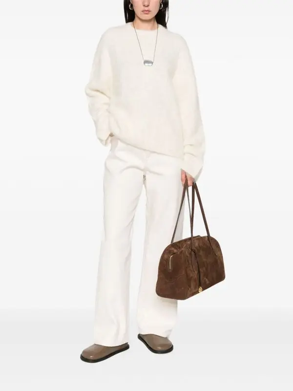 Soft Goat Wool Crewneck Jumper