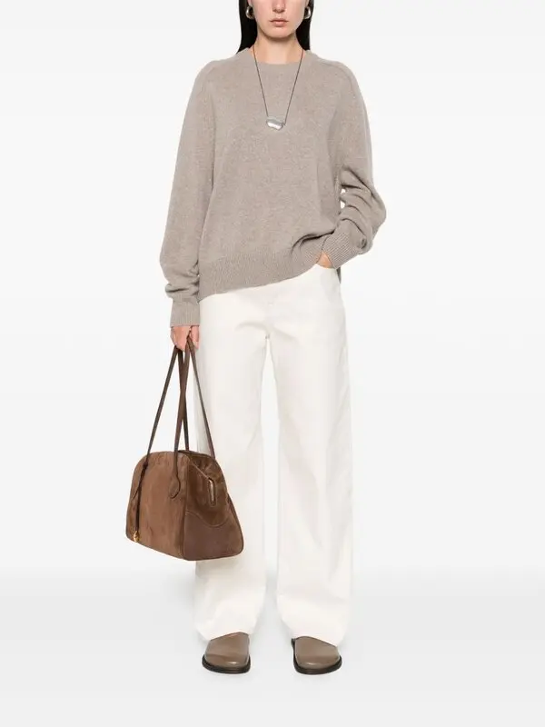 Soft Goat Wool Crewneck Jumper