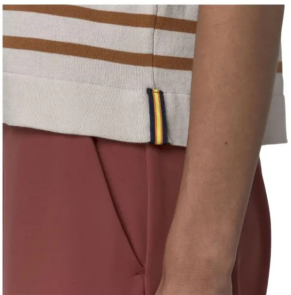 K-WAY Striped Knitted Vest