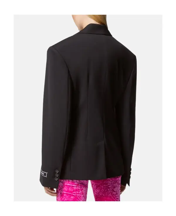 Versace Single-breasted Wool Blazer