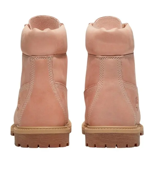Timberland Padded Collar Lace-up Boots - Nude