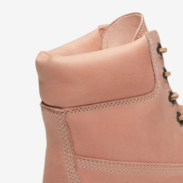 Timberland Padded Collar Lace-up Boots - Nude