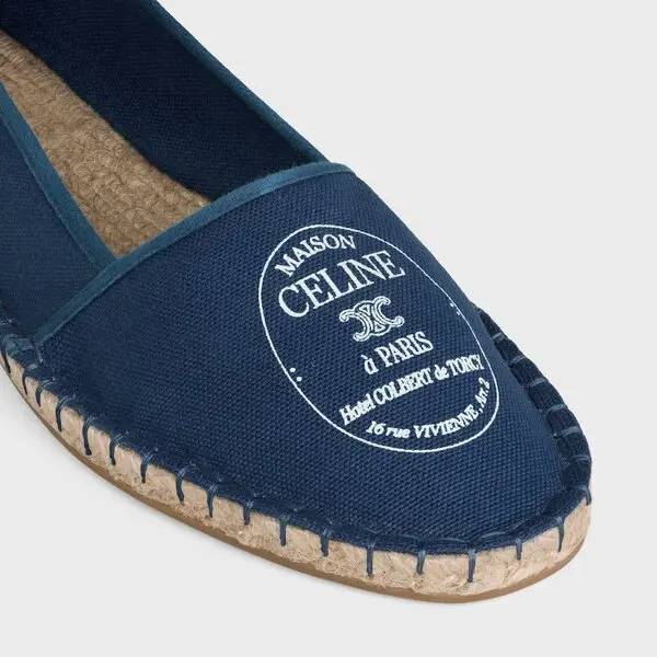 Celine Maison Espadrille In Canvas