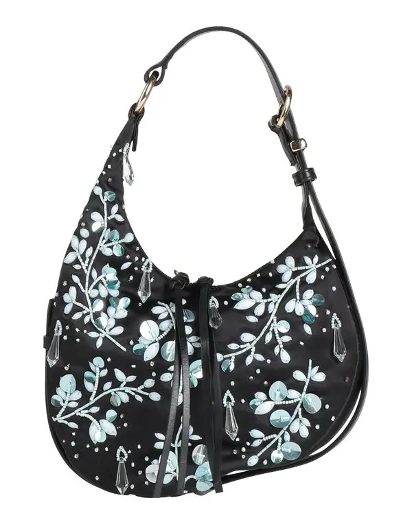DES_PHEMMES Handbag Polyester, Cow Leather