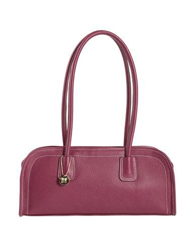 LAURA DI MAGGIO Leather Shoulder Bag - Plum