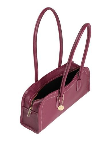 LAURA DI MAGGIO Leather Shoulder Bag - Plum