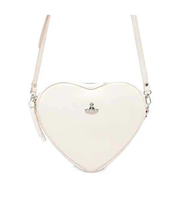 VIVIENNE WESTWOOD Alexa Heart Crossbody Bag - White