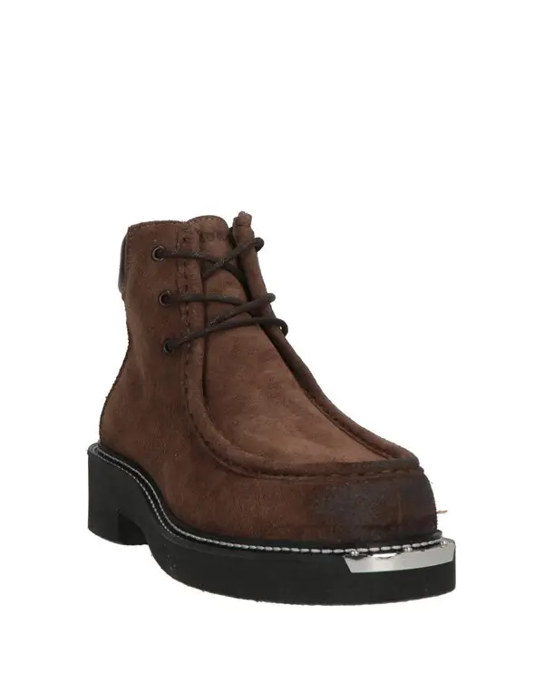 Sandro Ankle Boots Dark Size Leather
