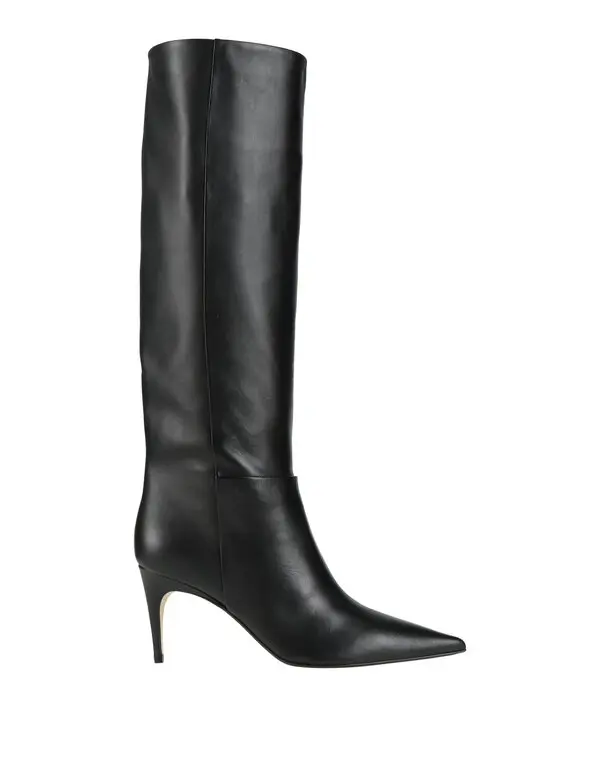 SERGIO ROSSI Leather Stiletto Boots