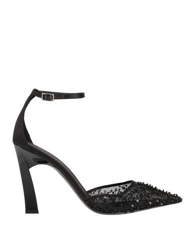 Emporio Armani Polyester, Viscose, Silk Pumps - Black
