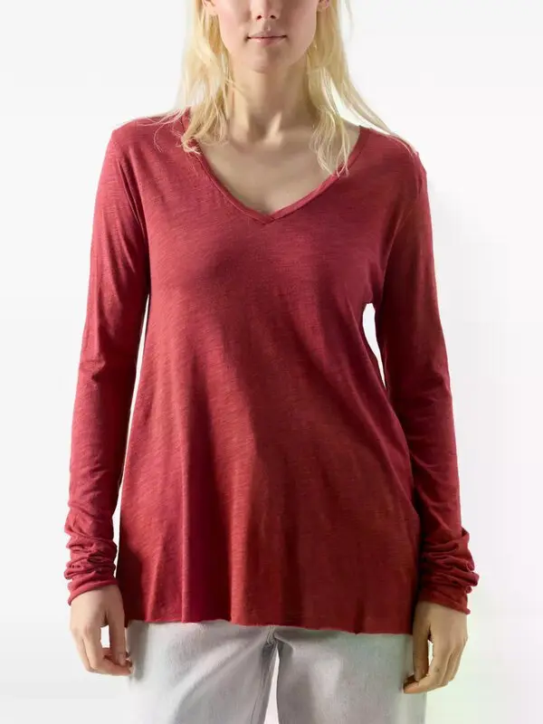 American Vintage Jacksonville Long-sleeve T-shirt - Red