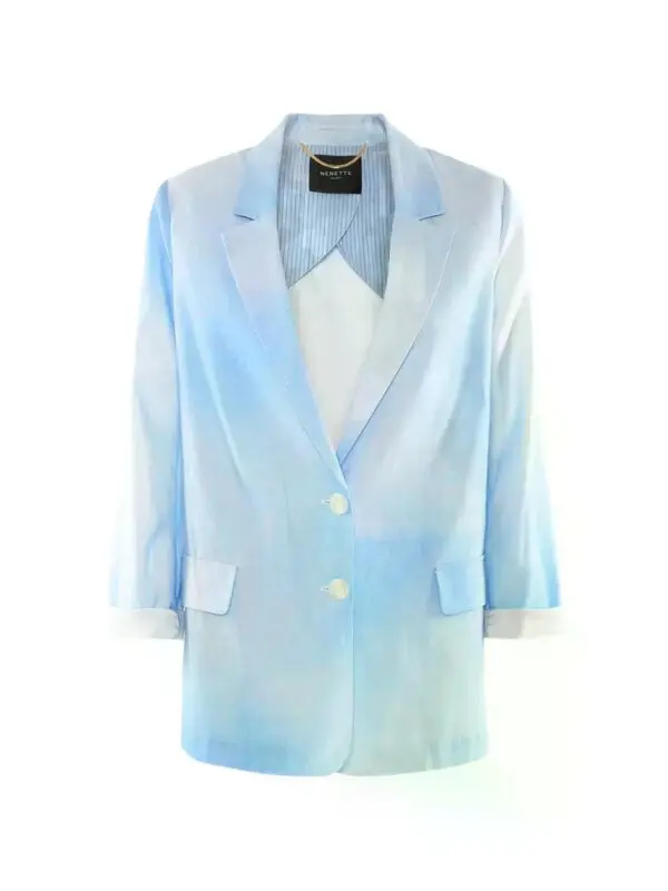 NENETTE Bex Gradient-effect Peak-lapel Blazer