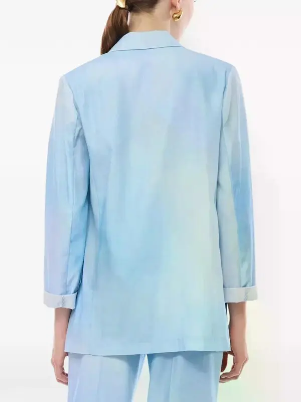NENETTE Bex Gradient-effect Peak-lapel Blazer