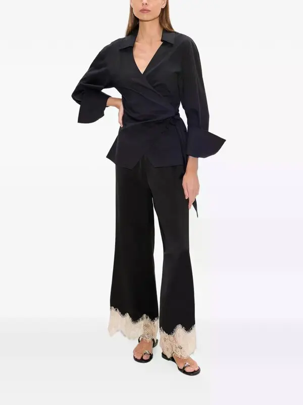 SIMONMILLER Nella Lace-trim Trousers