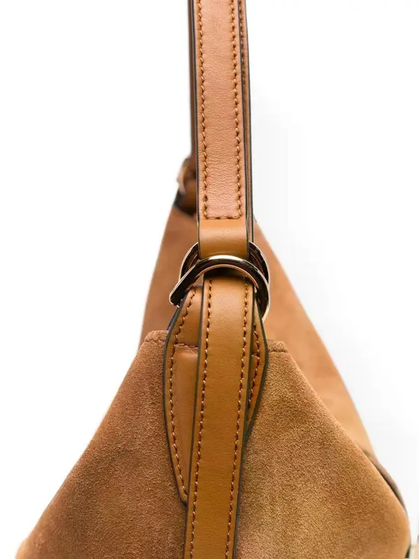 TOD'S T Timeless Suede Tote Bag