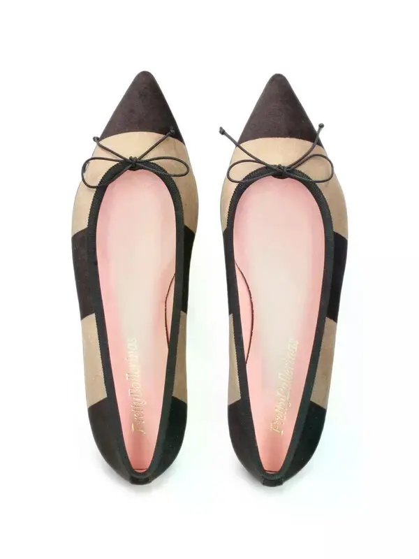 Pretty Ballerinas Paris Striped Ballet Flats