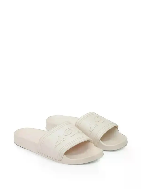 LES DEUX Wilton Logo-embossed Slides