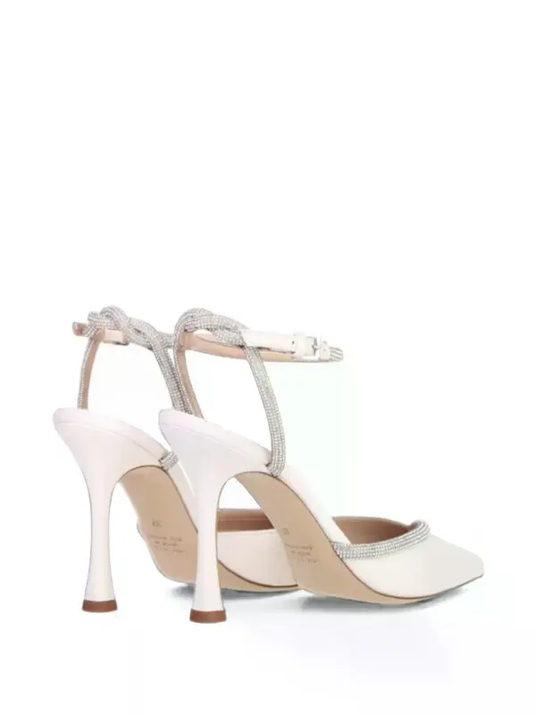 NINALILOU Mya Strass-embellished Pointed-toe Pumps