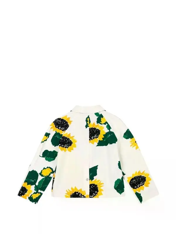 Moschino Sunflower-print Boxy Jacket
