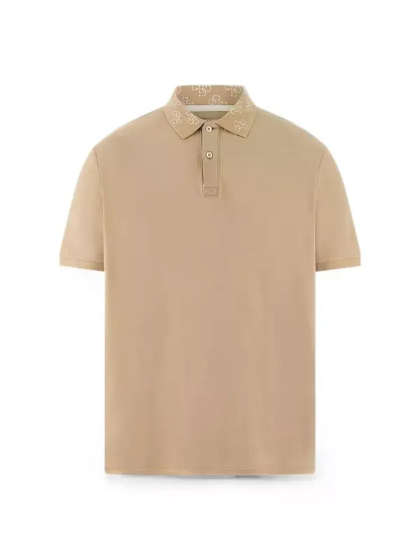 Guess Logo-collar Polo Shirt