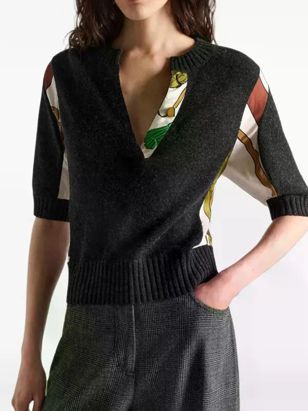 Dorothee Schumacher Short-sleeve Patchwork Top