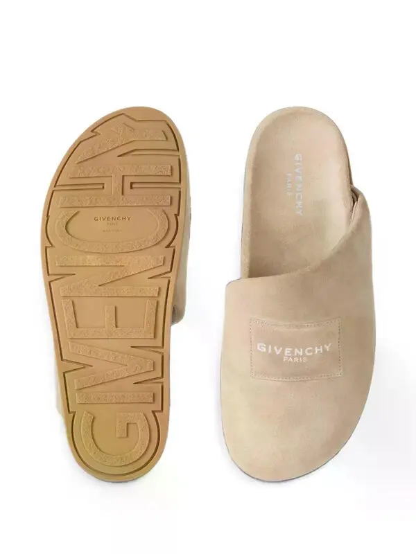Givenchy Puffy Mules In Suede