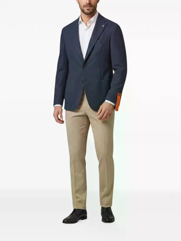 BHARNABA Single-breasted Textured Blazer