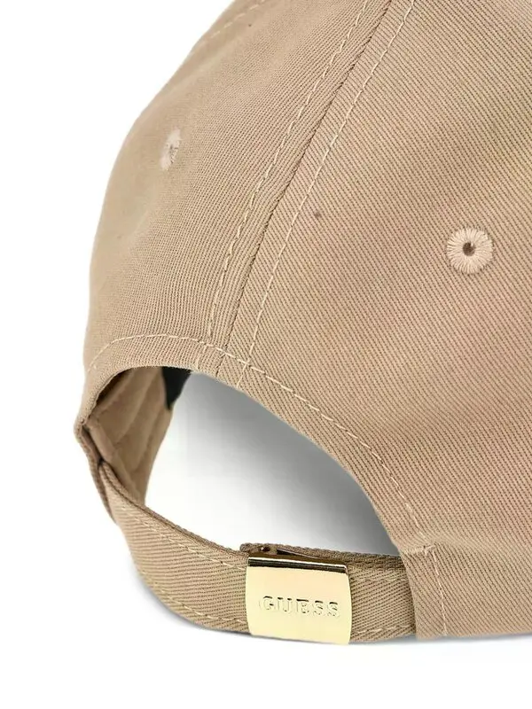 Guess Logo-plaque Gabardine Baseball Cap