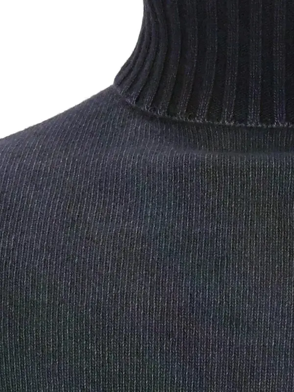Al Duca D'aosta Ribbed-knit Roll-neck Sweater - Blue