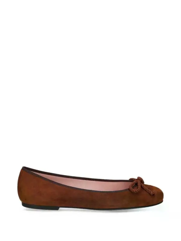 Pretty Ballerinas Rosario Bow-detail Ballet Flats