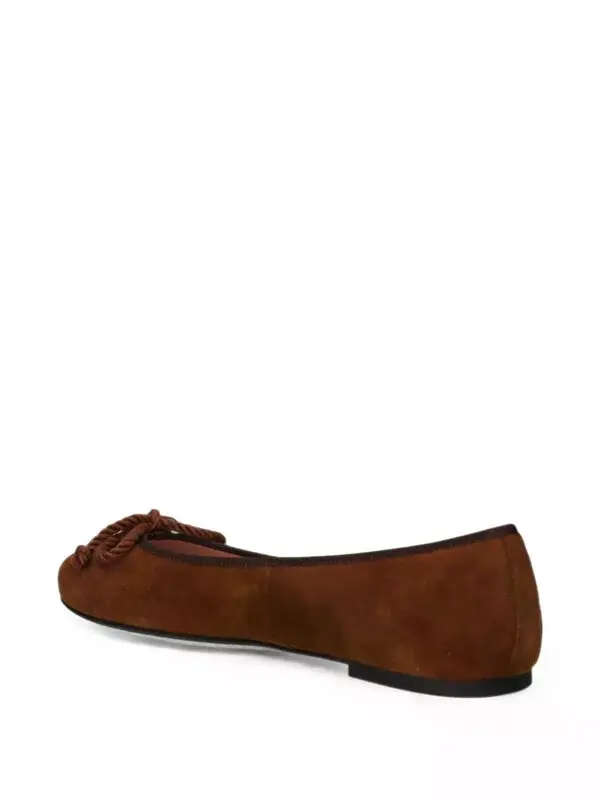 Pretty Ballerinas Rosario Bow-detail Ballet Flats