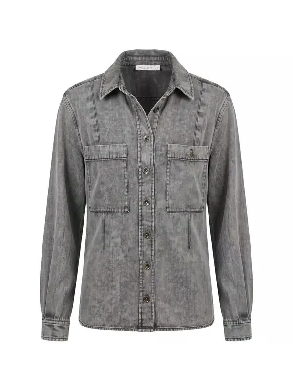 Patrizia Pepe Washed Textured Shirt