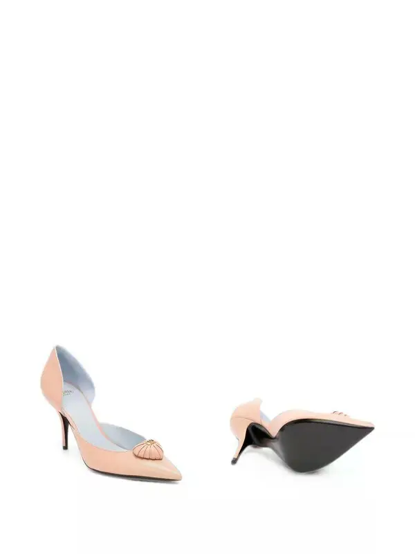Valentino Garavani Cœur Royal Vlogo Signature Pumps - Neutrals