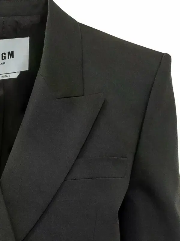 MSGM Double-breasted Peak-lapels Blazer