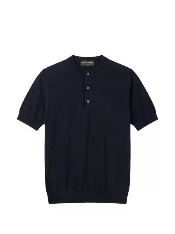 FILIPPO DE LAURENTIIS Knit Henley T-shirt
