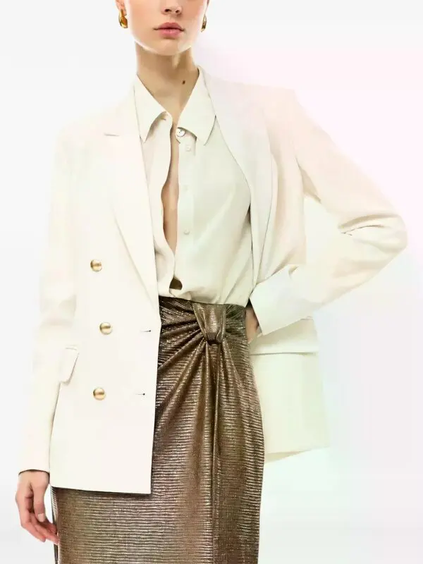 NENETTE Baila Double-breasted Buttoned Blazer