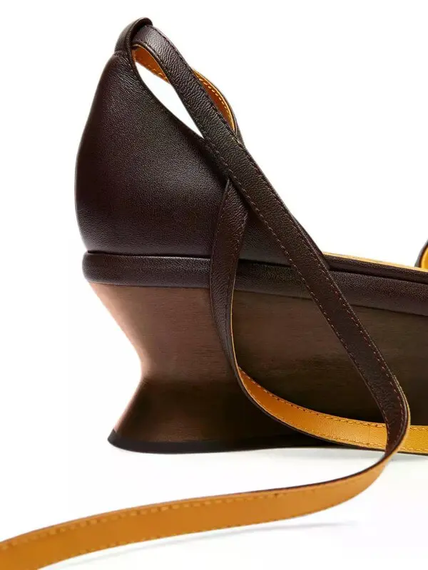 LILI CURIA Petra Lace-up Platform Sandals