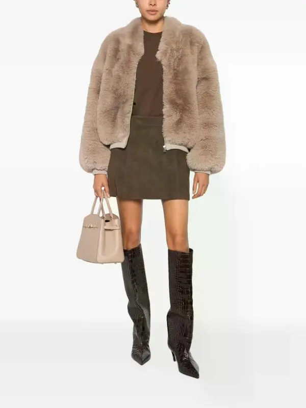 THE FRANKIE SHOP Faux-fur Bomber Jacket