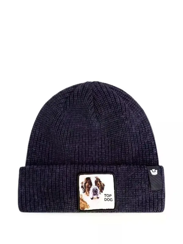 GOORIN BROS The Top Ribbed-knit Dog-patch Beanie Hat