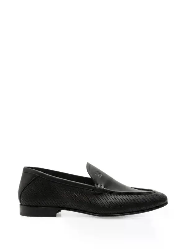 FABI Perforated Leather Loafers