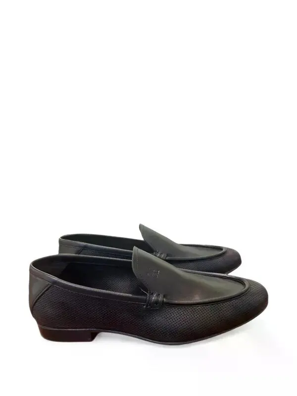 FABI Perforated Leather Loafers