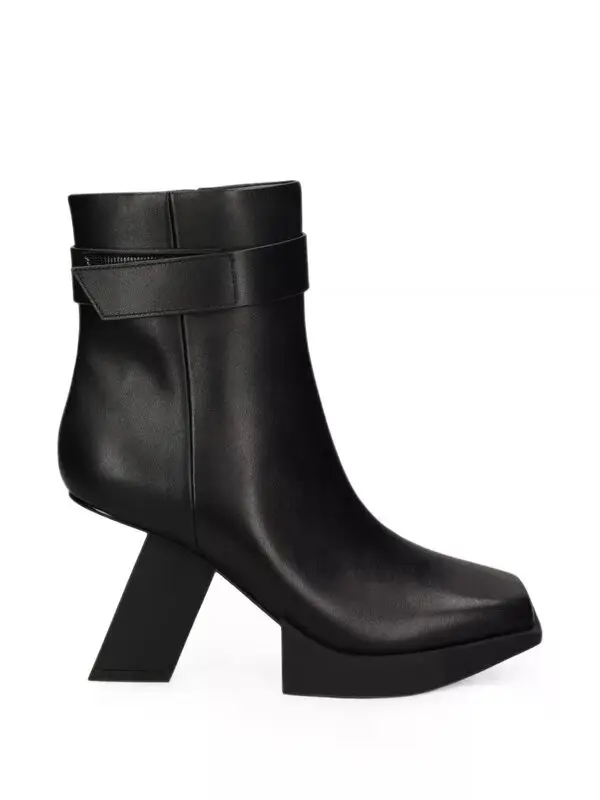 United Nude Sculptural Platform Ankle Boots - Black