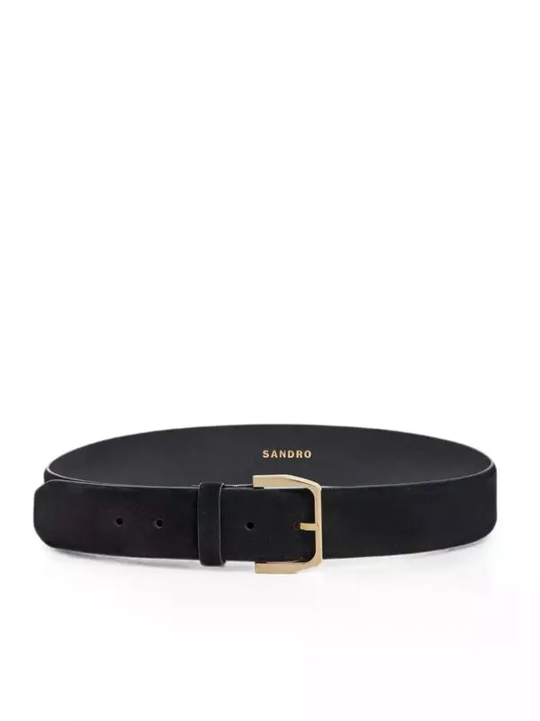 Sandro Suede Buckle-fastening Belt