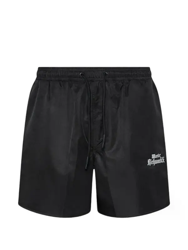 John Richmond Logo-print Drawstring Swim Shorts