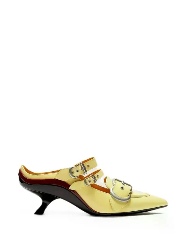 LILI CURIA Astrid Buckle-strap Mules