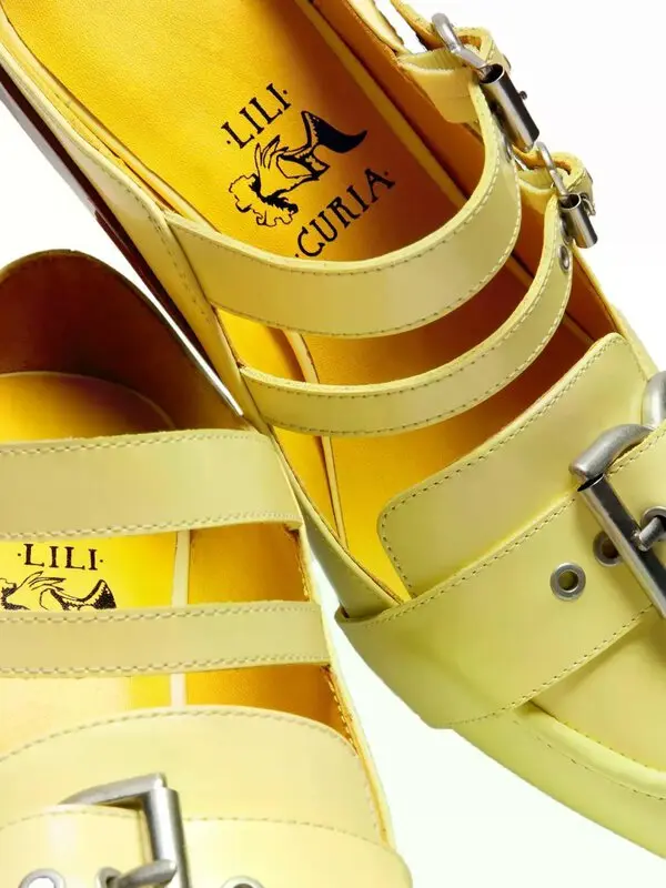 LILI CURIA Astrid Buckle-strap Mules
