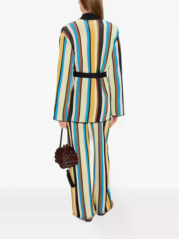 SIMONMILLER Jabber Stripe-knit Trousers