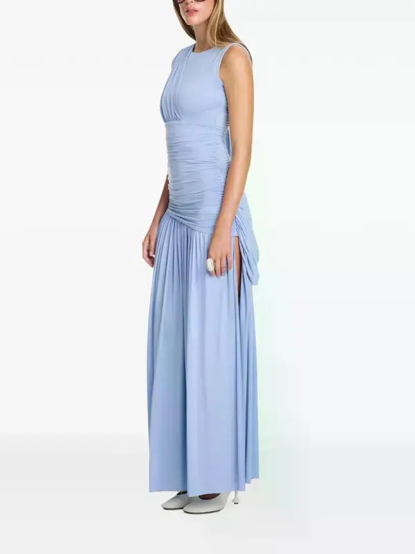AXEL 113 Isabell Draped Fitted Maxi Dress