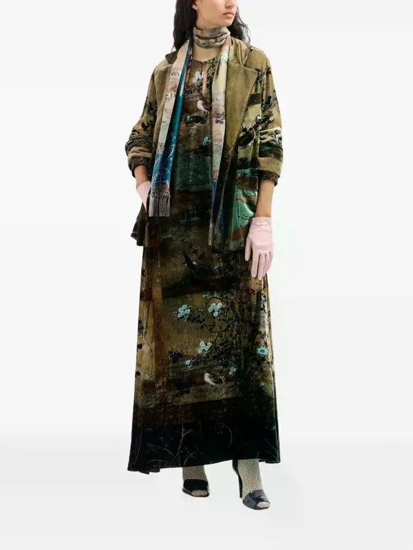PIERRE-LOUIS MASCIA Kanpur Landscape-print Blazer