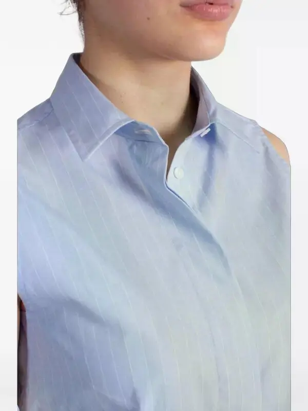 FAY Striped Sleeveless Shirt